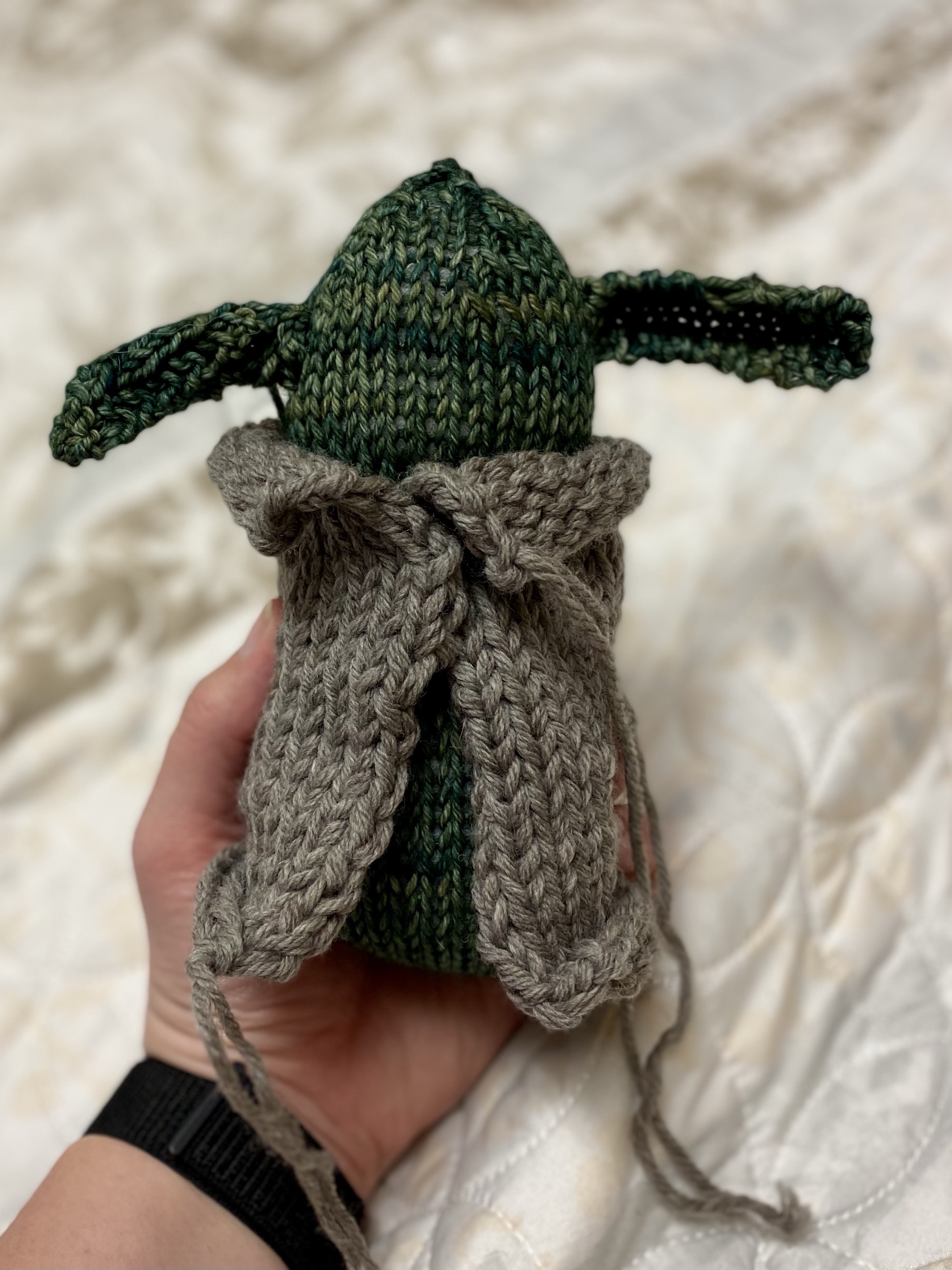 Now For Yoda’s Sweater | My Tangled Yarn Knitting Adventures