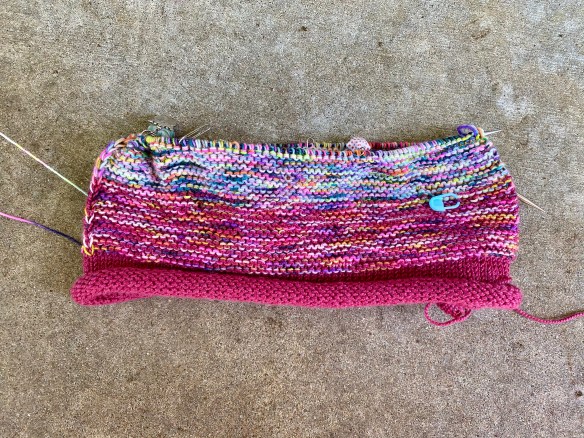 Volcano Trail Progress | My Tangled Yarn Knitting Adventures