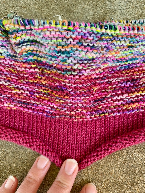 Volcano Trail Progress | My Tangled Yarn Knitting Adventures