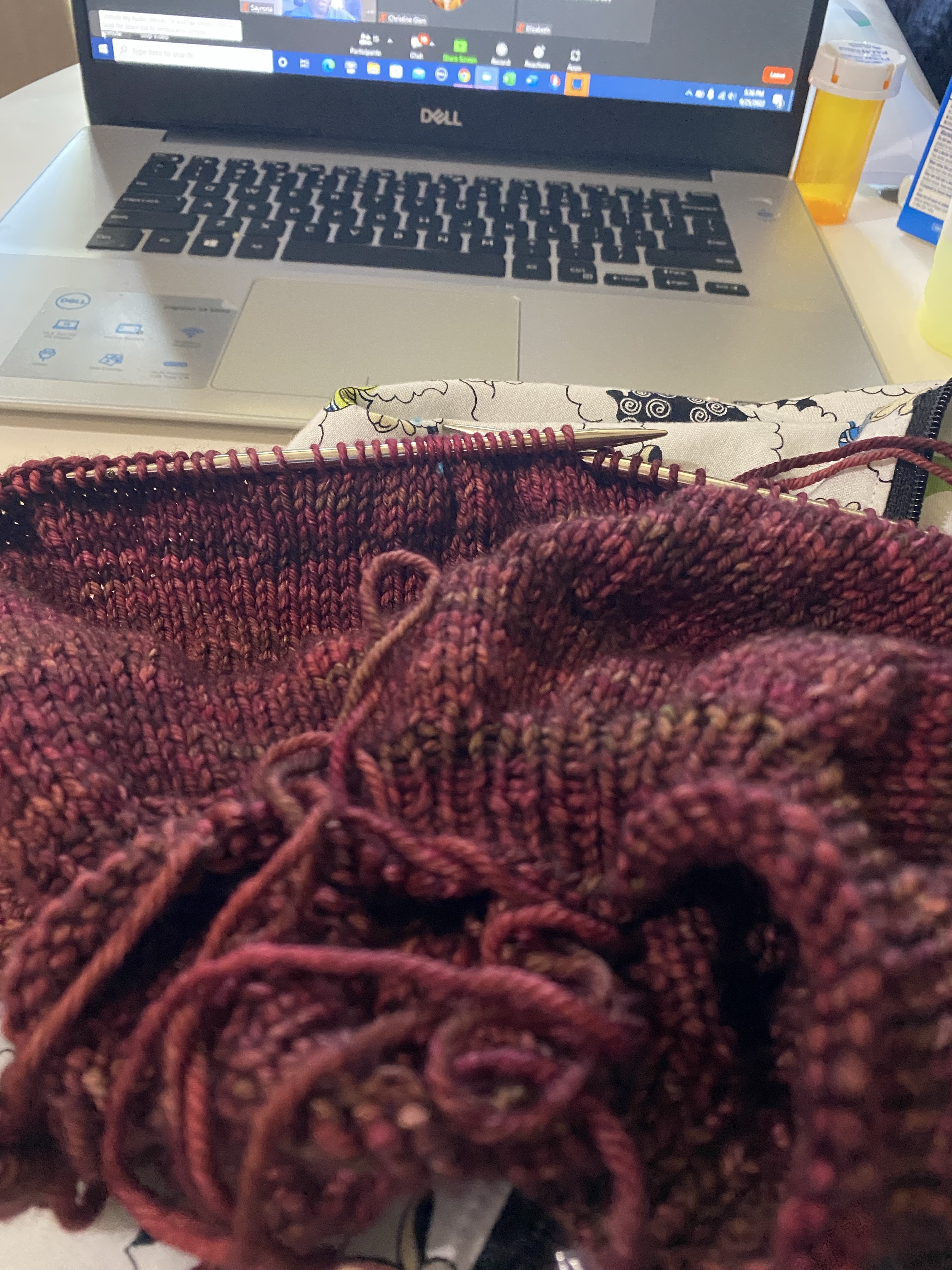 A Long Overdue Knit Night | My Tangled Yarn Knitting Adventures