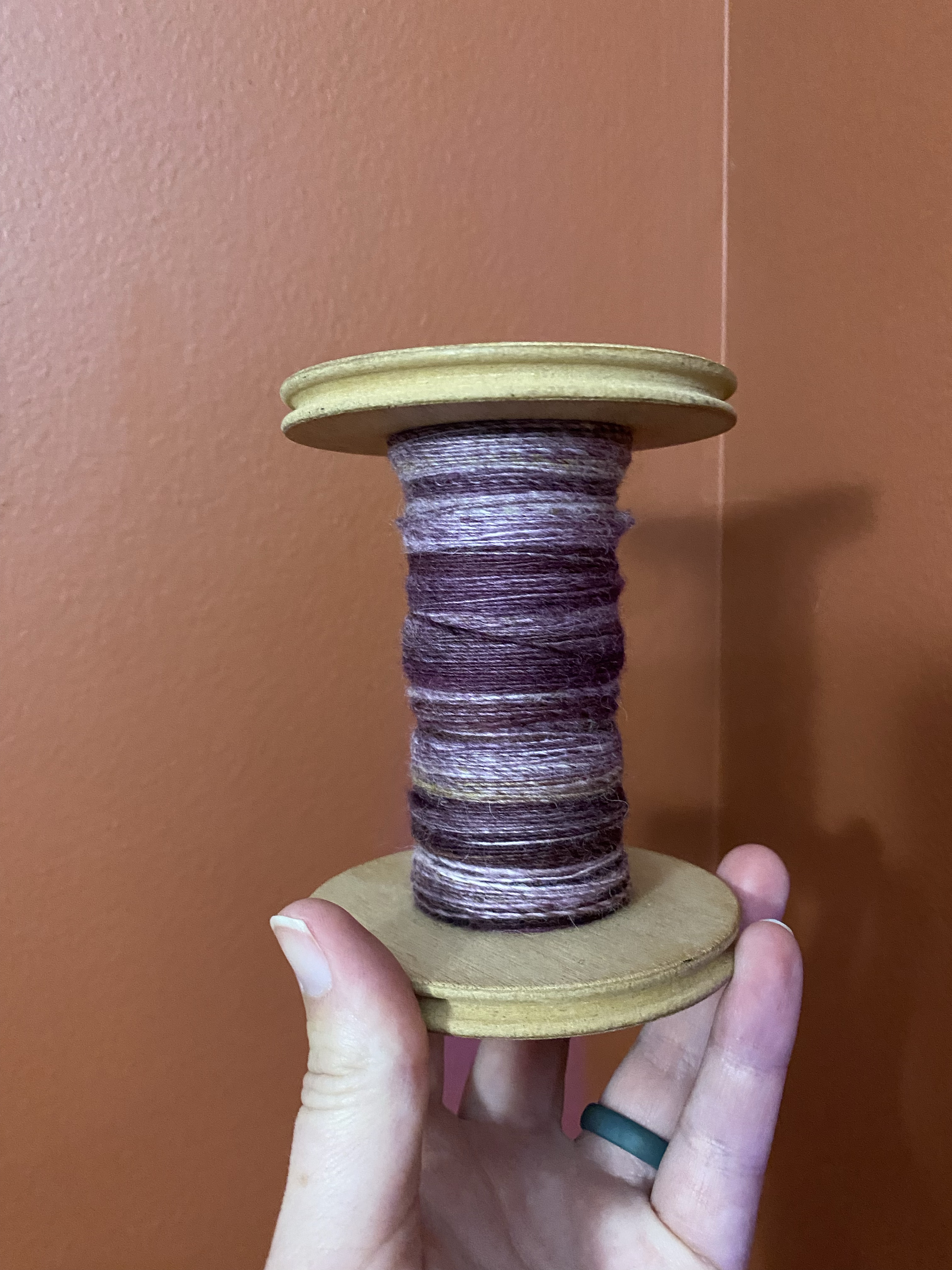 Spotted Circus Finished Bobbin | My Tangled Yarn Knitting Adventures