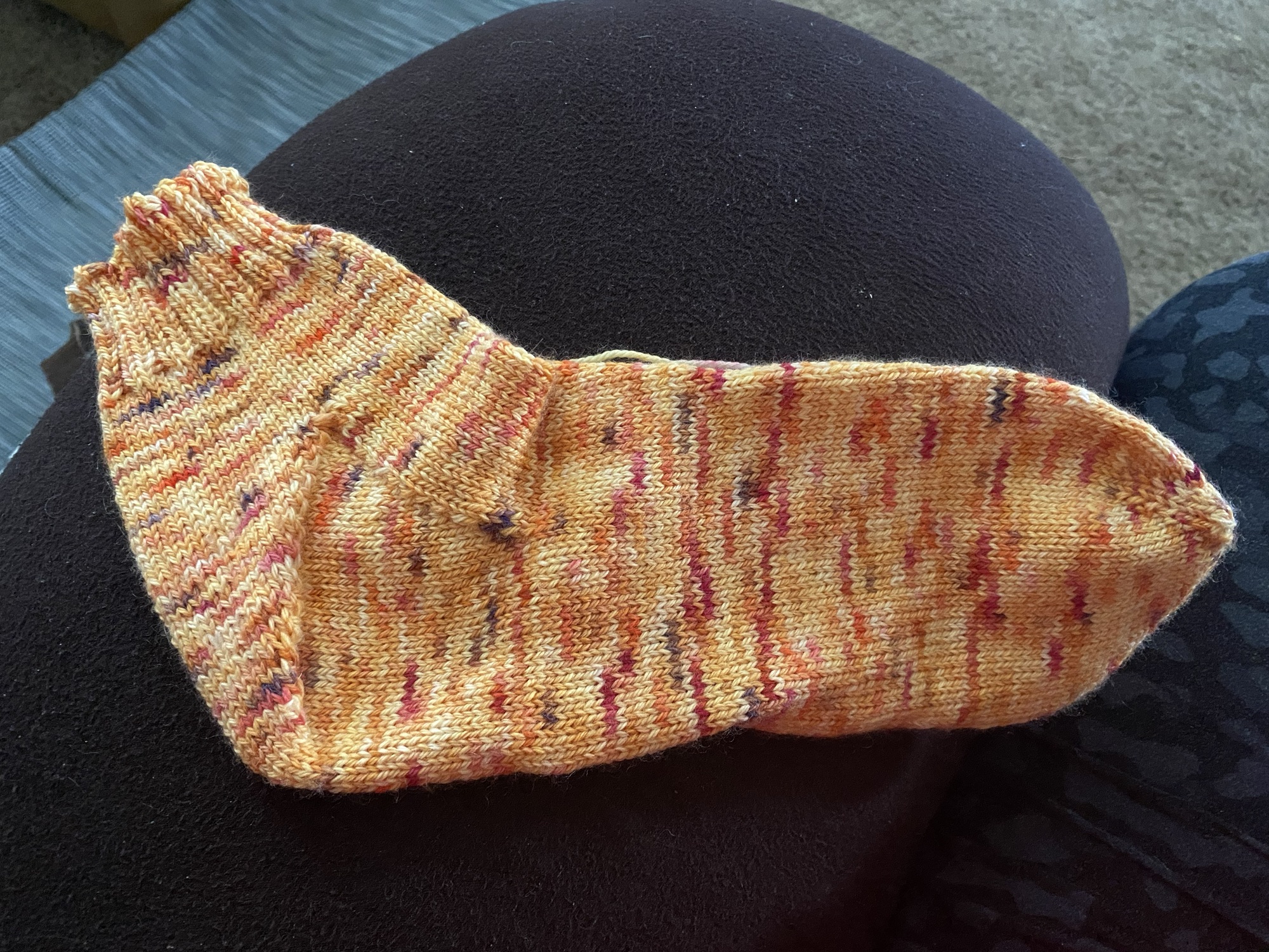 A Finished Ankle Socks | My Tangled Yarn Knitting Adventures