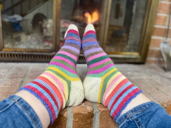 Finished: 2024 Advent Socks | My Tangled Yarn Knitting Adventures