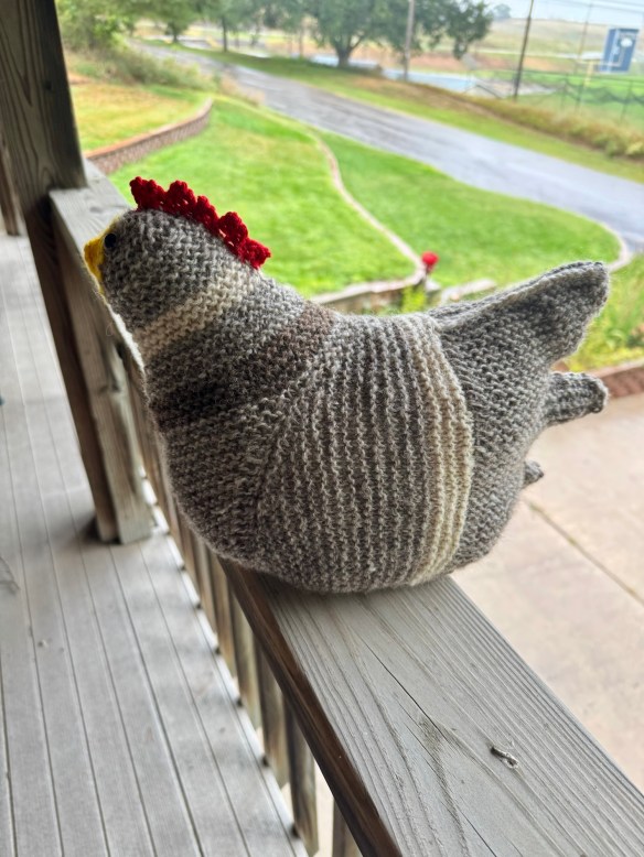Finished: Emotional Support Chicken #3 | My Tangled Yarn Knitting ...