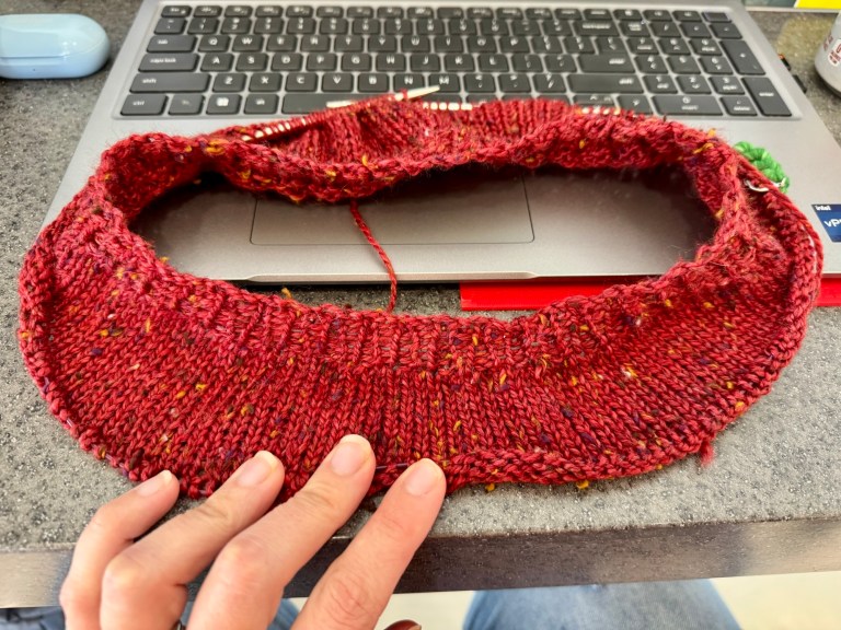 Cast On: Round Yoke Pullover | My Tangled Yarn Knitting Adventures