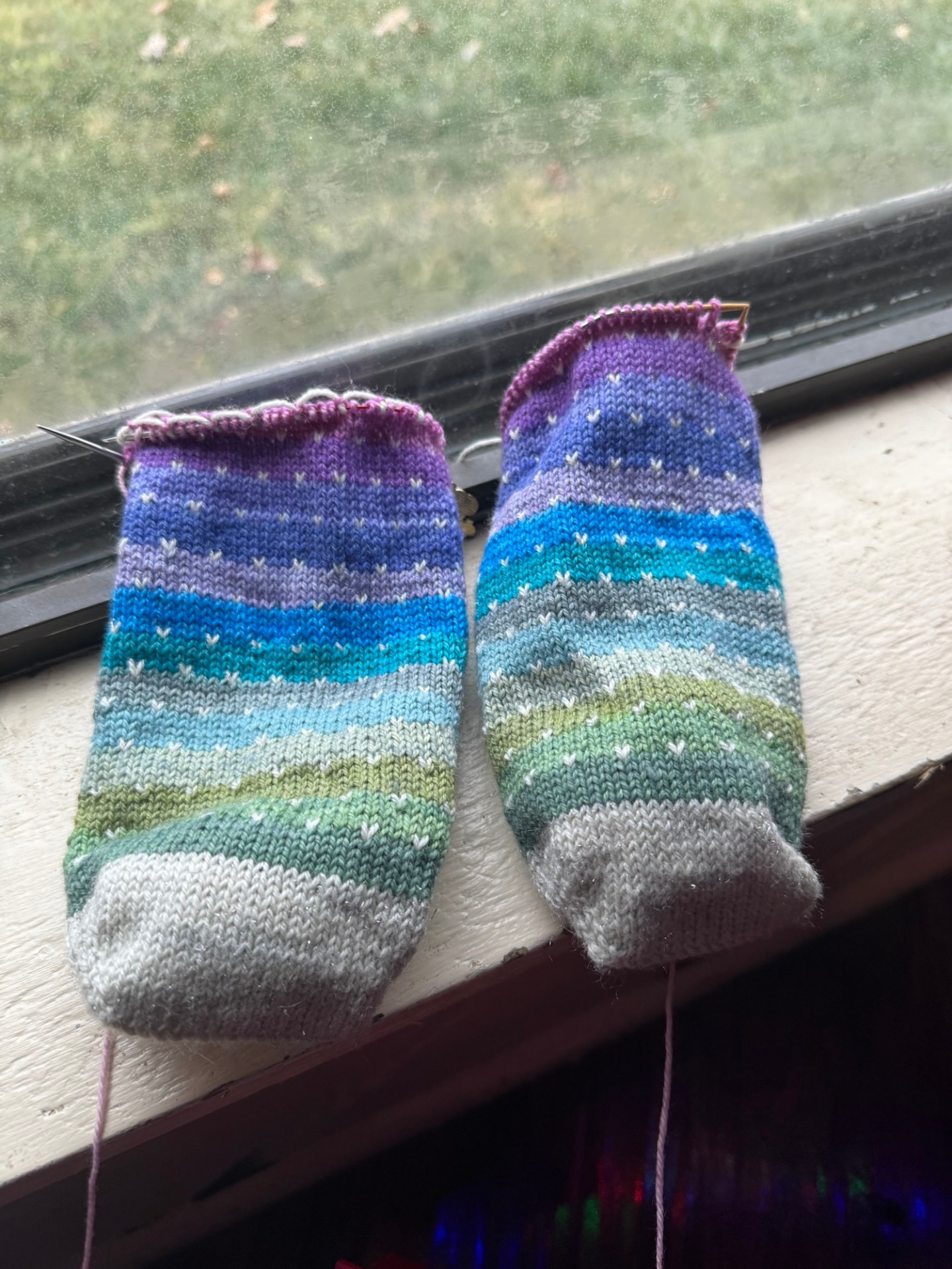 2025 Advent Sock Progress | My Tangled Yarn Knitting Adventures
