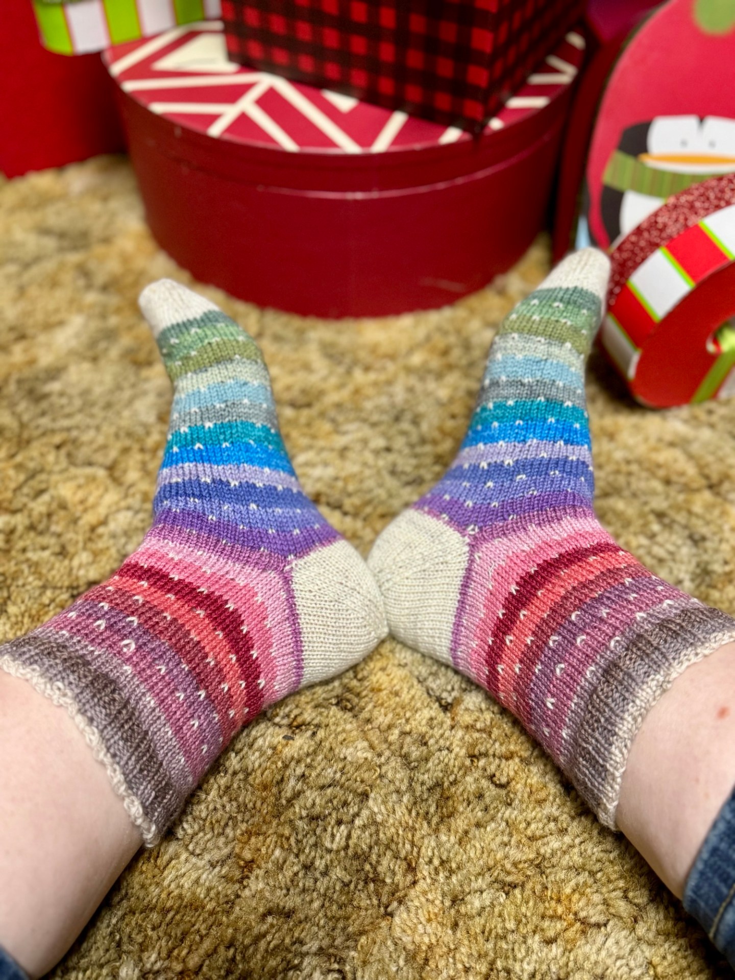 Finished: 2025 Cozy Knitter Advent Socks | My Tangled Yarn Knitting ...